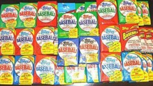 300 old vintage topps baseball cards in sealed wax pack lot gift package – baseball wax packs