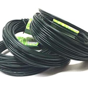 45M (147 Foot) Garden Wire Dark Green Coated Plant Twist Tie Garden Plant Training Wire