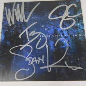 Alice In Chains Signed Black Gives Way To Blue Framed CD Cantrell x4 ACOA COA