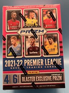 2021-22 panini prizm premier league soccer blaster box new sealed