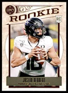 football nfl 2020 panini legacy #150 justin herbert rookie