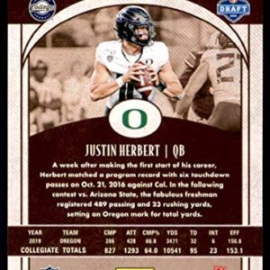 Football NFL 2020 Panini Legacy #150 Justin Herbert Rookie