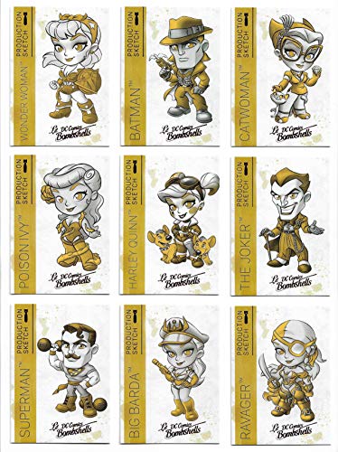 2018 Cryptozoic DC Bombshells Series 2 Trading Cards Mini Master Set Complete Base Set With 4 Insert Sets