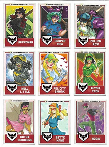 2018 Cryptozoic DC Bombshells Series 2 Trading Cards Mini Master Set Complete Base Set With 4 Insert Sets