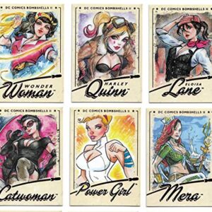 2018 Cryptozoic DC Bombshells Series 2 Trading Cards Mini Master Set Complete Base Set With 4 Insert Sets