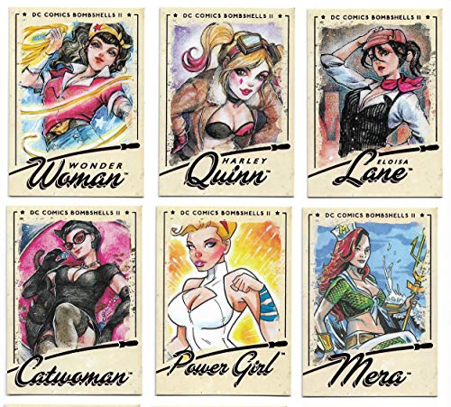 2018 Cryptozoic DC Bombshells Series 2 Trading Cards Mini Master Set Complete Base Set With 4 Insert Sets