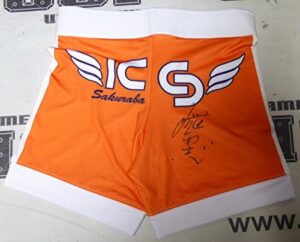 kazushi sakuraba vale tudo mma signed shorts psa/dna coa pride fc ufc dream njpw – autographed ufc jerseys and trunks