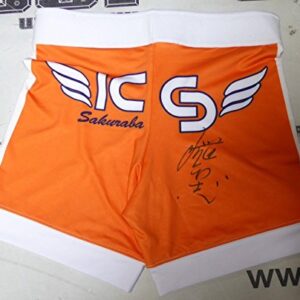 Kazushi Sakuraba Vale Tudo MMA Signed Shorts PSA/DNA COA Pride FC UFC Dream NJPW - Autographed UFC Jerseys and Trunks