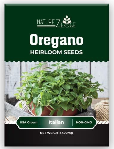 5 Herb Seeds Variety Kit, Oregano, Cilantro, Parsley, Basil, Chives