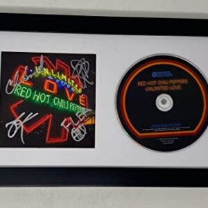 Red Hot Chili Peppers Band Signed Autograph Unlimited Love Framed CD Display COA