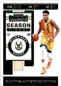 2019-20 panini contenders basketball #33 giannis antetokounmpo milwaukee bucks basketball card