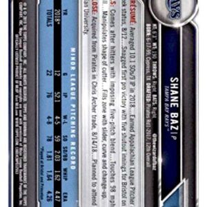 2019 BOWMAN PROSPECTS #BP-117 SHANE BAZ RAYS BASEBALL MLB