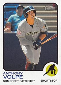 2022 topps heritage minors #45 anthony volpe