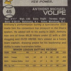 2022 Topps Heritage Minors #45 Anthony Volpe