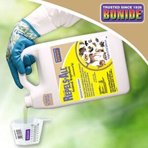 Bonide Repels-All Animal Repellent, 128 oz Concentrate for Outdoor Pest Control, Deter Deer from Garden, People & Pet Safe