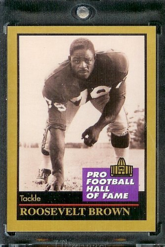 1991 ENOR Football Hall of Fame Football Card #19 Roosevelt Brown