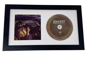 ernest signed autograph flower shops the album framed cd morgan wallen coa