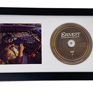 Ernest Signed Autograph Flower Shops The Album Framed CD Morgan Wallen COA