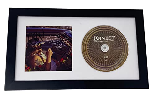 Ernest Signed Autograph Flower Shops The Album Framed CD Morgan Wallen COA