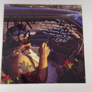 Ernest Signed Autograph Flower Shops The Album Framed CD Morgan Wallen COA