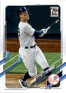 2021 topps #99 aaron judge nm-mt new york yankees baseball