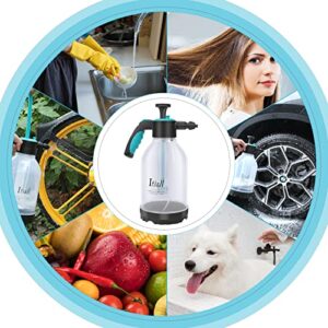 Itisll Manual Garden Sprayer Foam Nozzle Hand Lawn Pressure Pump Sprayer Safety Valve with Extended Spray Wand, Durable Polyethylene Rod 0.5 Gal