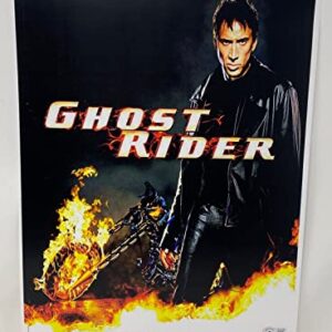 Nicolas Cage Signed Autographed Ghost Rider Movie Poster 12x18 Nic Beckett COA