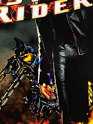 Nicolas Cage Signed Autographed Ghost Rider Movie Poster 12x18 Nic Beckett COA