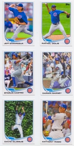 Chicago Cubs / Complete 2013 Topps Baseball Team Set including Series 1 & 2