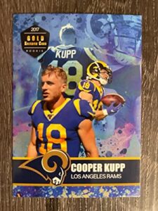 cooper kupp rookie card rc 2017 rainbow gold la rams super bowl champs