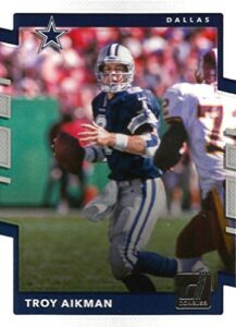 2017 donruss #96 troy aikman dallas cowboys football card