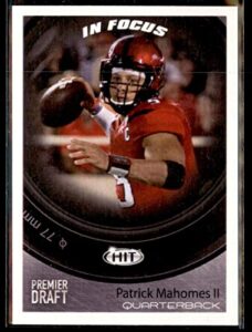 2017 sage hit #43 – in focus – patrick mahomes ii