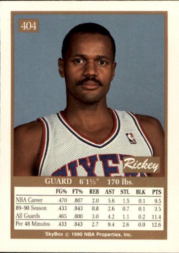 1990 SkyBox Basketball Card (1990-91) #404 Rickey Green