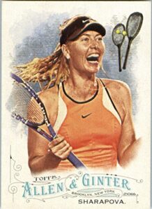 2016 topps allen & ginter #212 maria sharapova tennis player baseball card