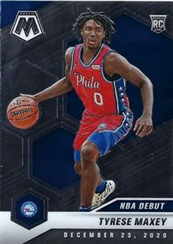 2020-21 Panini Mosaic #263 Tyrese Maxey RC Rookie Card Philadelphia 76ers Official NBA Basketball Trading Card in Raw (NM or Better) Condition