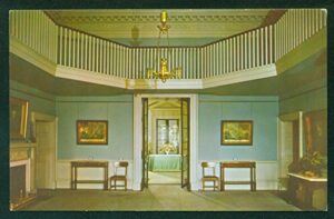 entrance hall of monticello home of thomas jefferson charlottesville virginia va postcard