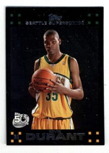 2007-08 topps #112 kevin durant nm-mt rc rookie supersonics