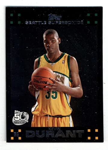 2007-08 Topps #112 Kevin Durant NM-MT RC Rookie Supersonics