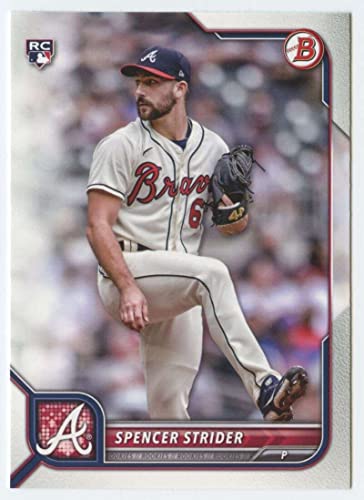 2022 Bowman #41 Spencer Strider RC - Rookie Card Atlanta Braves Baseball NM-MT