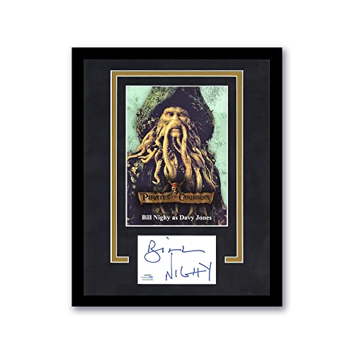 Bill Nighy"Pirates of the Caribbean" AUTOGRAPH Signed Framed 11x14 Display ACOA