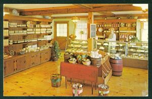 bake shop publick house common sturbridge massachusetts 18th century bakery postcard