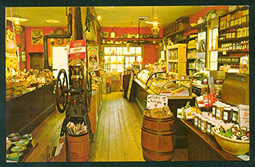 Village Green Restaurant Motor Inn Country Store Massachusetts MA Vintage Postcard