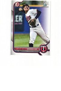 brooks lee 2022 bowman draft 1st card #bd153 baseball rookie rc minnesota twins