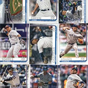 2019 Topps Complete (Series 1 & 2) Baseball New York Yankees Team Set of 30 Cards: Gleyber Torres(#7), The Yankees Win(#14), Chad Green(#25), Yankee Stadium(#47), Chance Adams(#98), Aroldis Chapman(#99), Miguel Andujar(#132), Aaron Judge(#150), Didi Grego