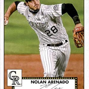 2021 Topps 1952 Topps Redux #T52-35 Nolan Arenado Colorado Rockies Baseball NM-MT