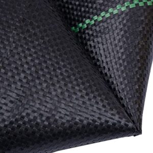 GRASSCLUB Weed Barrier Fabric, Garden Landscape Weed Blocker Woven Fabric Heavy Duty Ground Cover Mat (1)