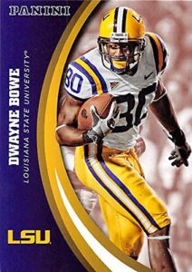 dwayne bowe football card (lsu tigers) 2015 panini team collection #19