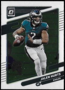 2021 panini donruss optic #9 jalen hurts