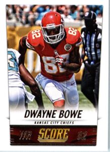 2014 score football card #108 dwayne bowe – kansas city chiefs