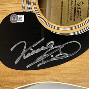 Vince Gill Signed Autographed Full Size Acoustic Guitar Country Star Beckett COA